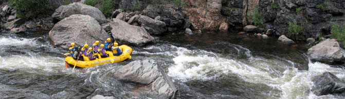 Estes Park Rafting & Fort Collins Rafting on the Cache La Poudre River
